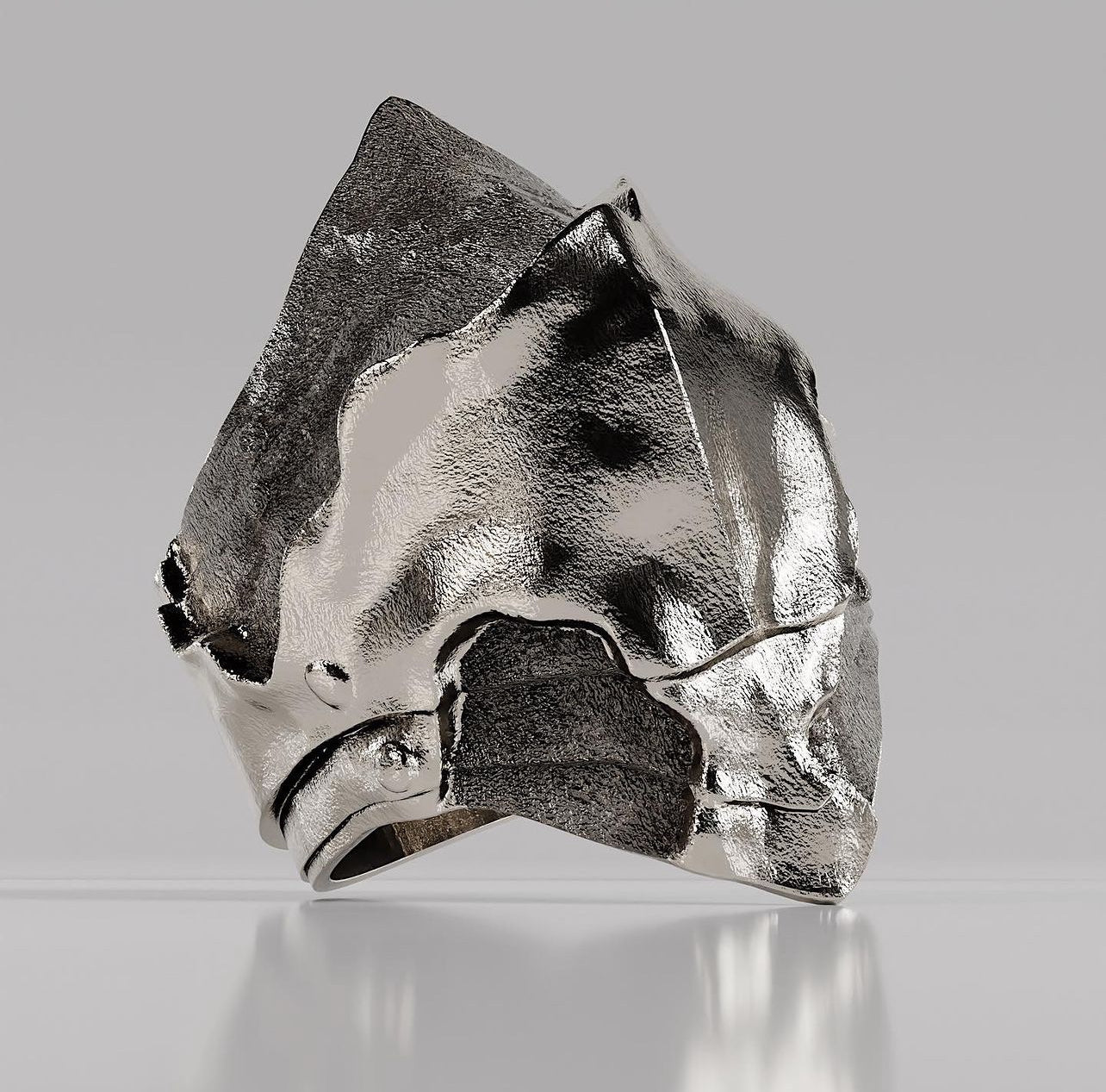 Decayed Gauntlet Ring – Saint Terror | VIOLENCE®️